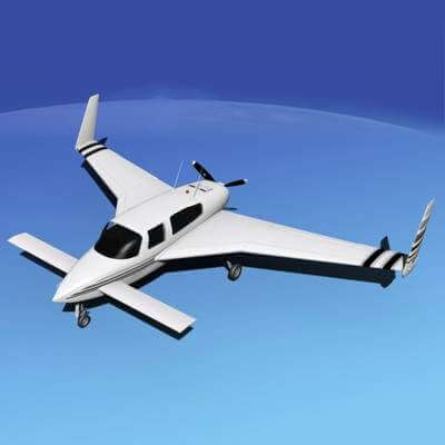 Rutan Velocity XL V06 - 3D Model by Dreamscape Studios