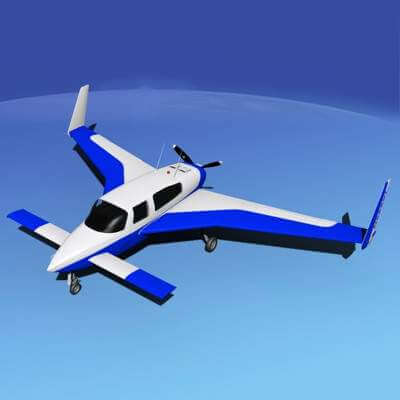 Rutan Velocity XL V10 - 3D Model by Dreamscape Studios
