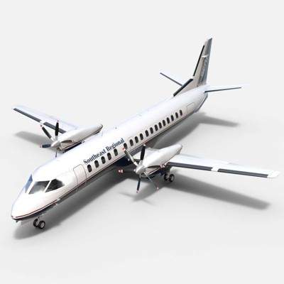 SAAB SF2000 Southeast Regional - 3D Model by Dreamscape Studios