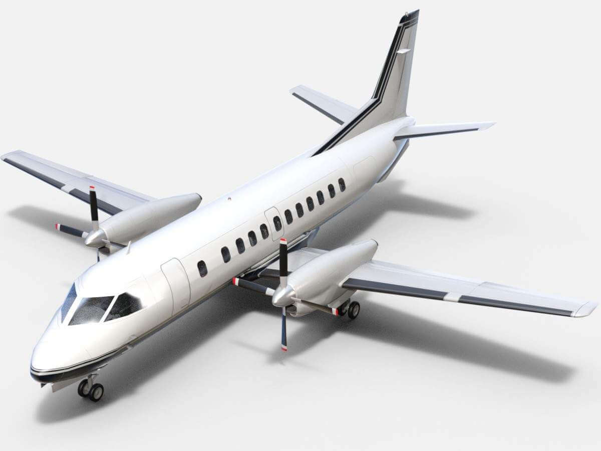 SAAB SF340 Corporate - 3D Model by Dreamscape Studios