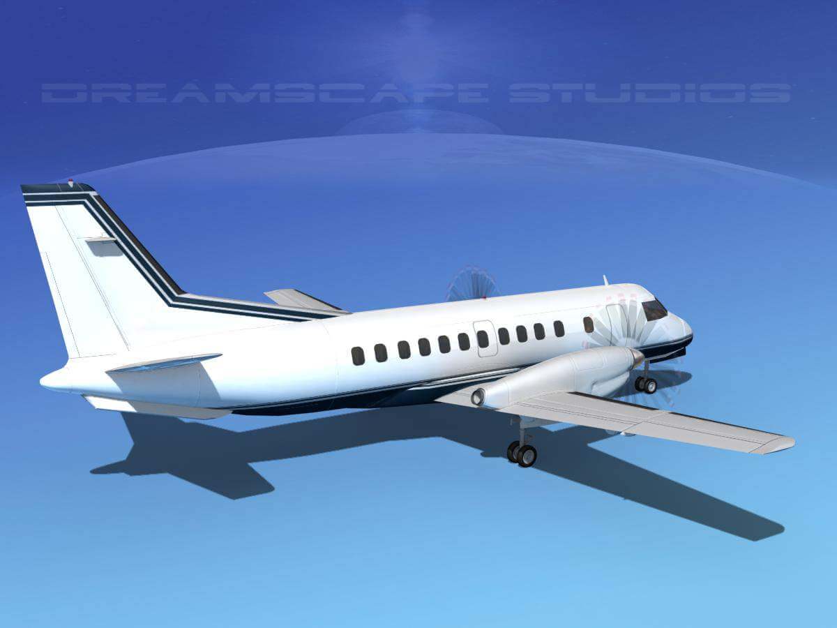 SAAB SF340 Corporate - 3D Model by Dreamscape Studios