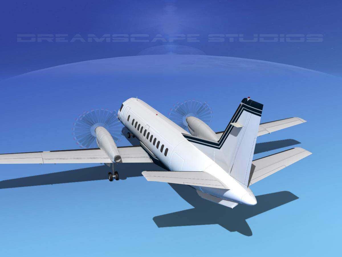 SAAB SF340 Corporate - 3D Model by Dreamscape Studios