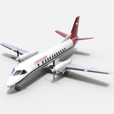 SAAB SF340 Crossair - 3D Model by Dreamscape Studios