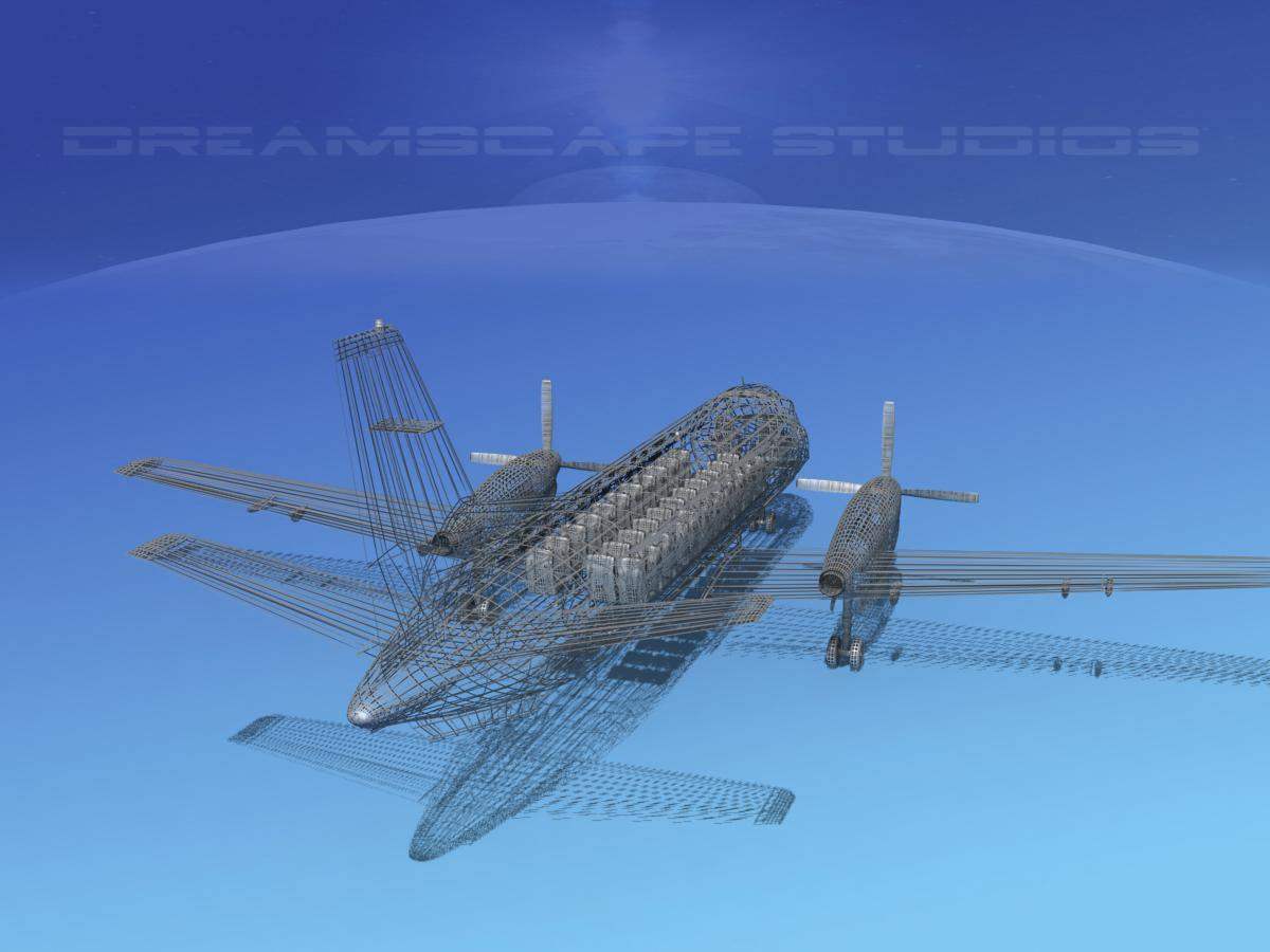 SAAB SF340 Delta Connection - 3D Model by Dreamscape Studios