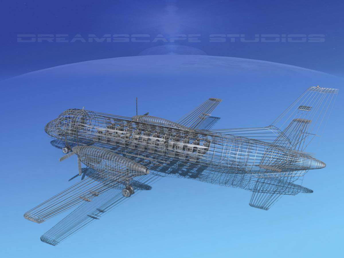 SAAB SF340 Delta Connection - 3D Model by Dreamscape Studios