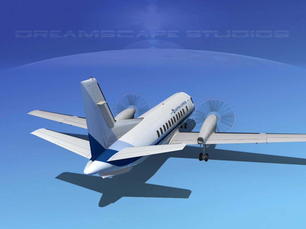 SAAB SF340 Eastern Express - 3D Model by Dreamscape Studios