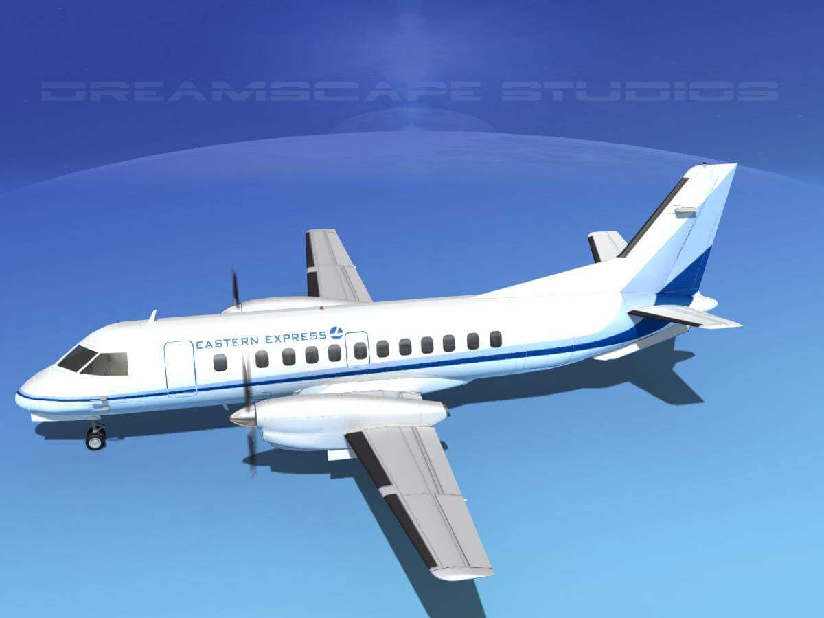 SAAB SF340 Eastern Express - 3D Model by Dreamscape Studios