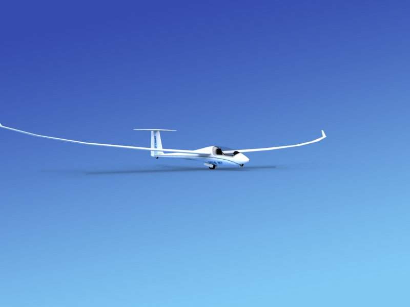 Schemp-Hirth Discus 18M V02 3D Model by Dreamscape Studios