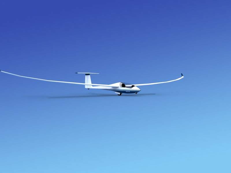 Schemp-Hirth Discus 18M V03 3D Model by Dreamscape Studios