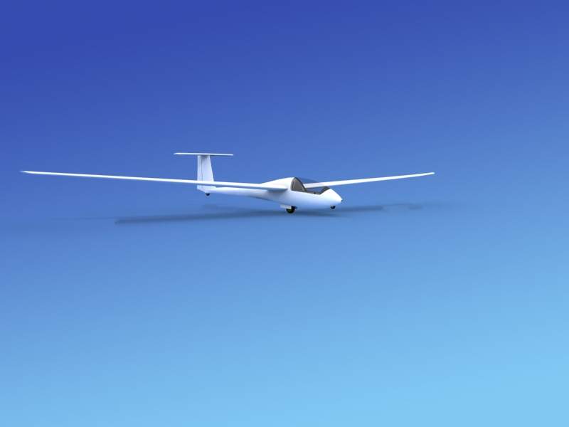 Schemp-Hirth Discus CS 15 M Sailplane V01 3D Model by Dreamscape Studios