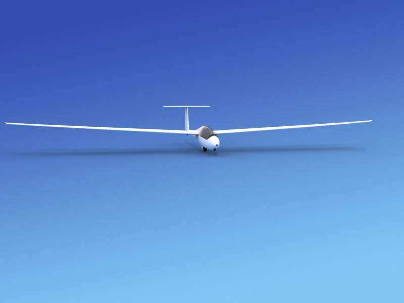 Schemp-Hirth Discus CS 15 M Sailplane V01 3D Model by Dreamscape Studios