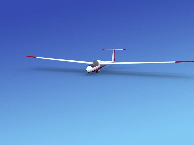 Schemp-Hirth Discus CS 15 M Sailplane V03 3D Model by Dreamscape Studios