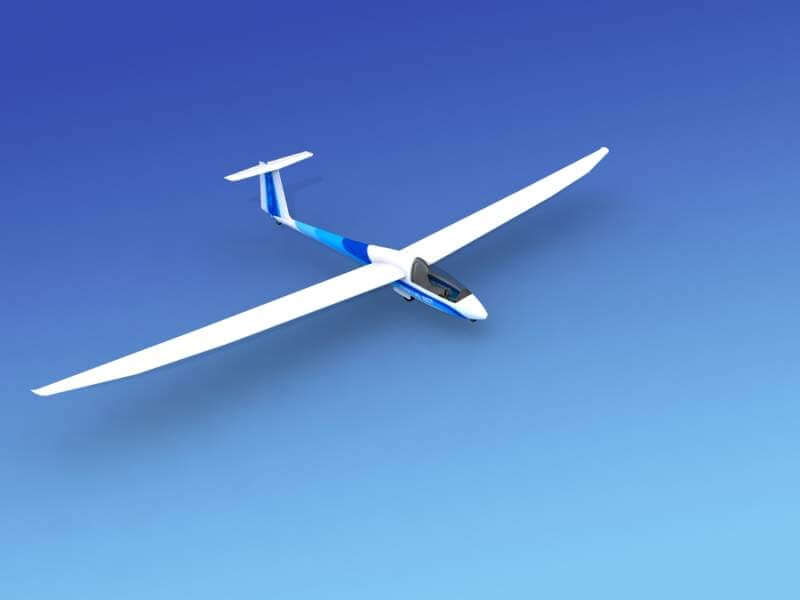 Schemp-Hirth Discus CS 15 M Sailplane V07 3D Model by Dreamscape Studios