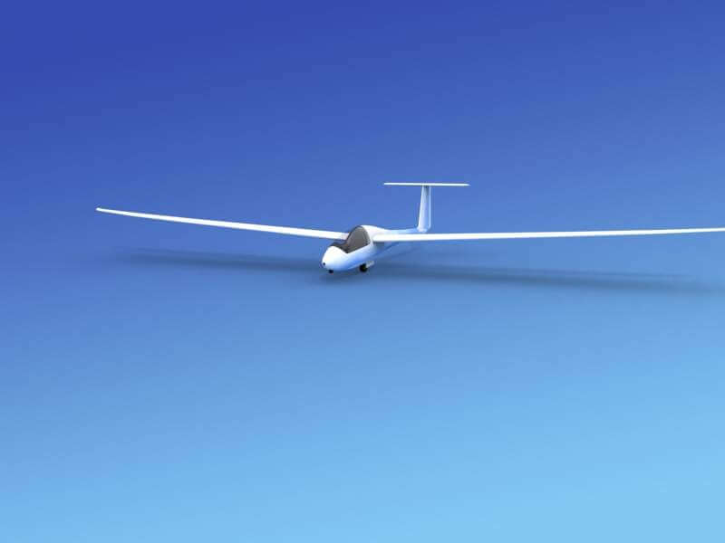 Schemp-Hirth Discus CS 15 M Sailplane V10 3D Model by Dreamscape Studios