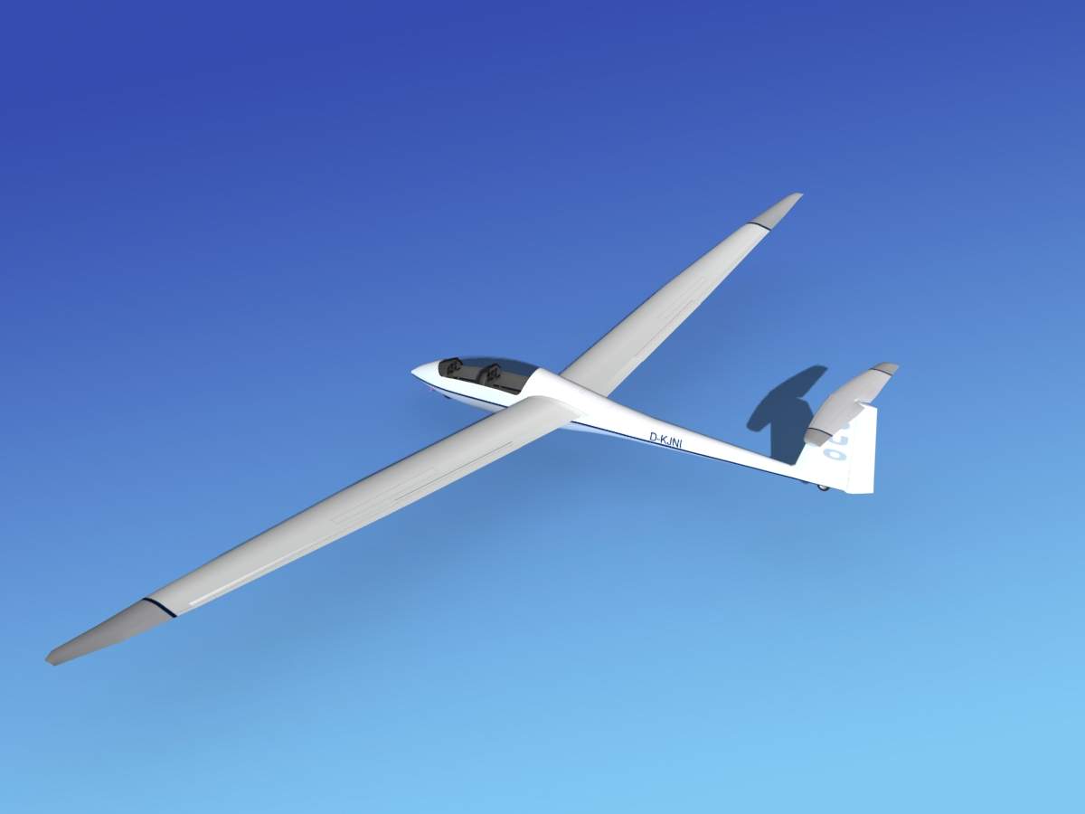 Schemp-Hirth Duo Discus V03 3D Model by Dreamscape Studios