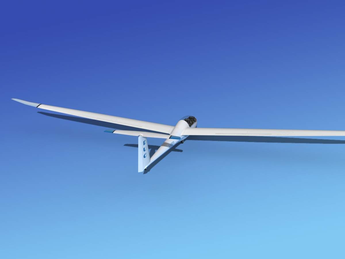 Schemp-Hirth Duo Discus V07 3D Model by Dreamscape Studios