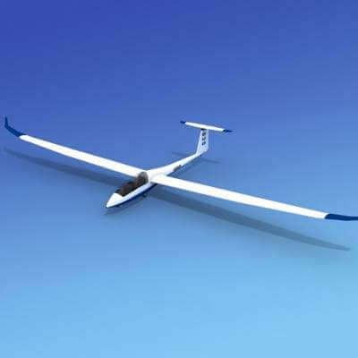 Schemp-Hirth Duo Discus X 18M V03 3D Model by Dreamscape Studios