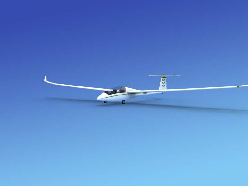 Schemp-Hirth Duo Discus X 18M V05 3D Model by Dreamscape Studios