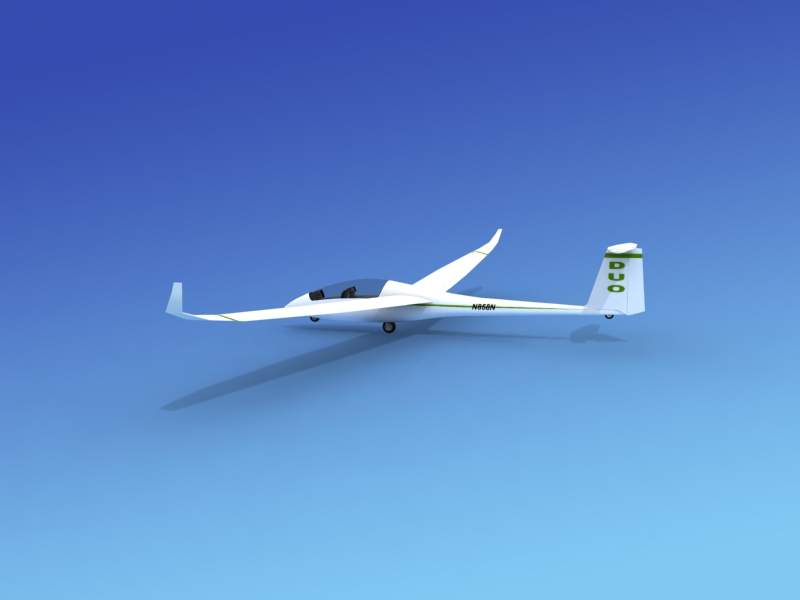 Schemp-Hirth Duo Discus X 18M V05 3D Model by Dreamscape Studios