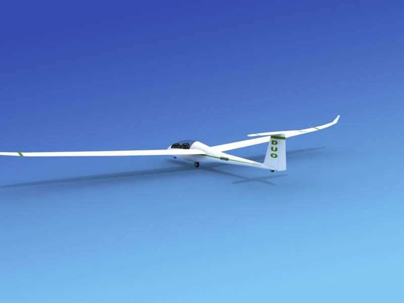 Schemp-Hirth Duo Discus X 18M V05 3D Model by Dreamscape Studios