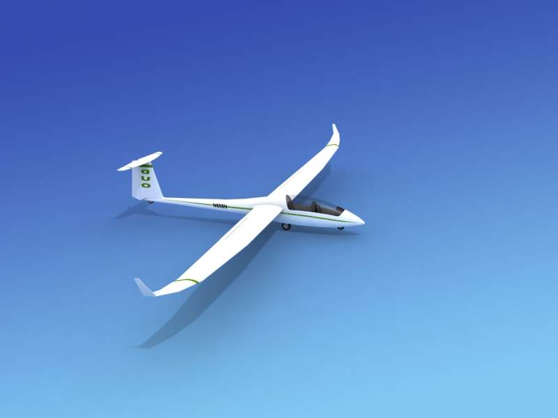 Schemp-Hirth Duo Discus X 18M V05 3D Model by Dreamscape Studios