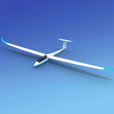 Schemp-Hirth Duo Discus X 18M V06 3D Model by Dreamscape Studios