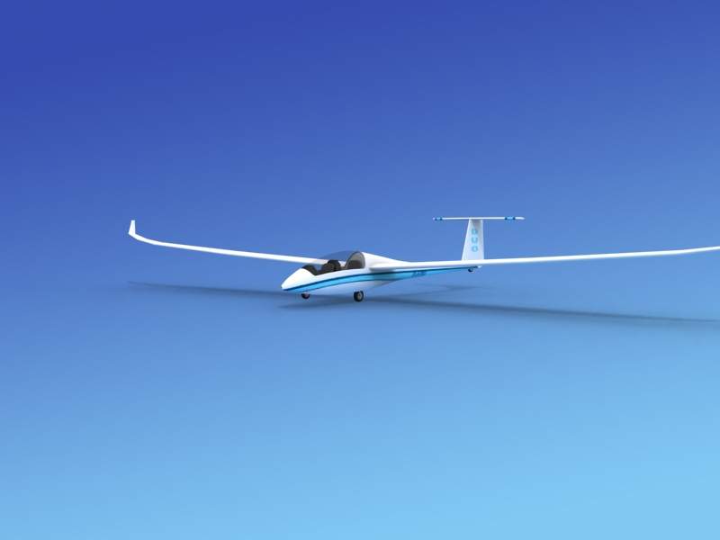 Schemp-Hirth Duo Discus X 18M V08 3D Model by Dreamscape Studios