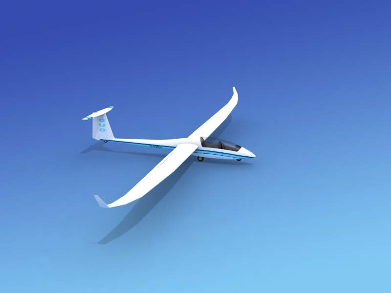 Schemp-Hirth Duo Discus X 18M V08 3D Model by Dreamscape Studios