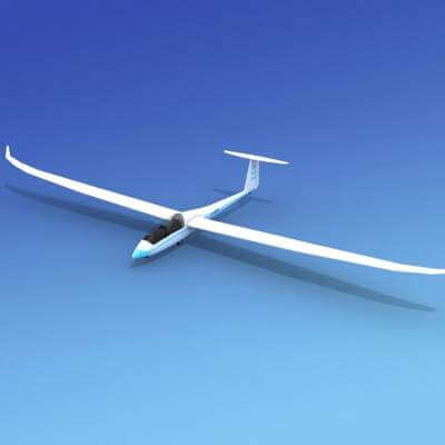 Schemp-Hirth Duo Discus X 18M V09 3D Model by Dreamscape Studios