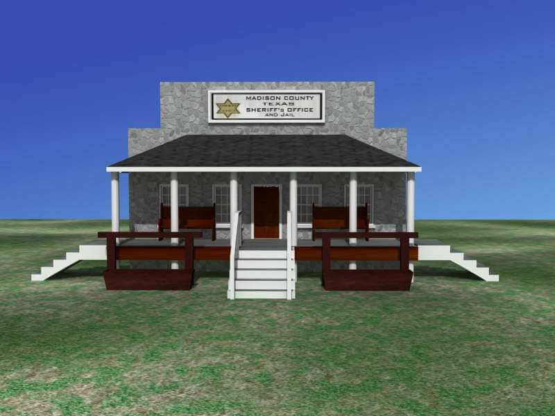 Sheriffs Office and Jail - 3D Model by Dreamscape Studios