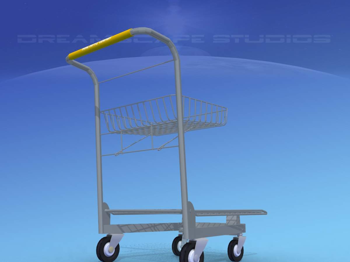 Shopping Quarter Cart - 3D Model by Dreamscape Studios