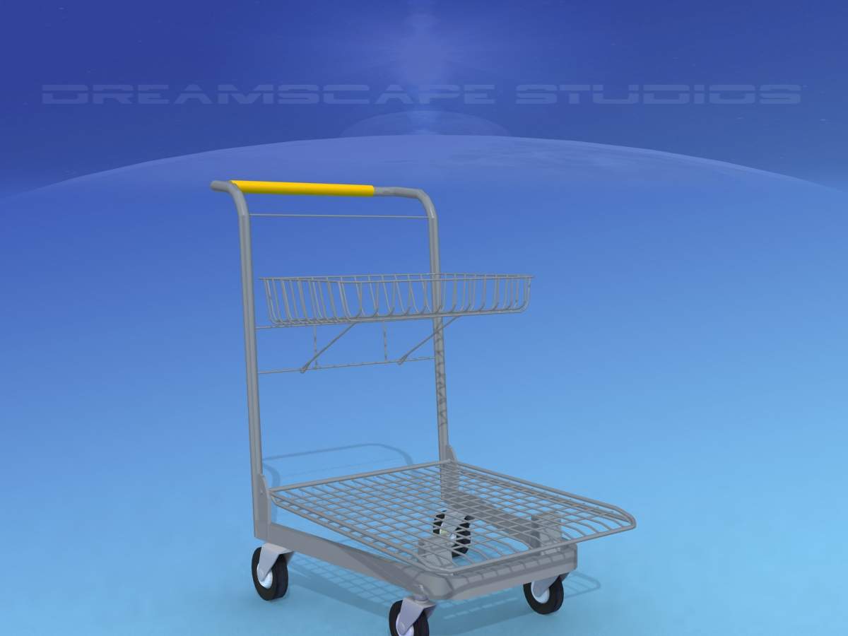 Shopping Quarter Cart - 3D Model by Dreamscape Studios