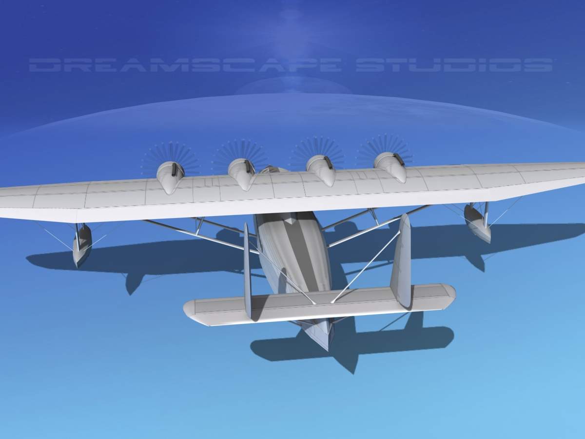 Sikorsky S-42 V00 3D Model by Dreamscape Studios