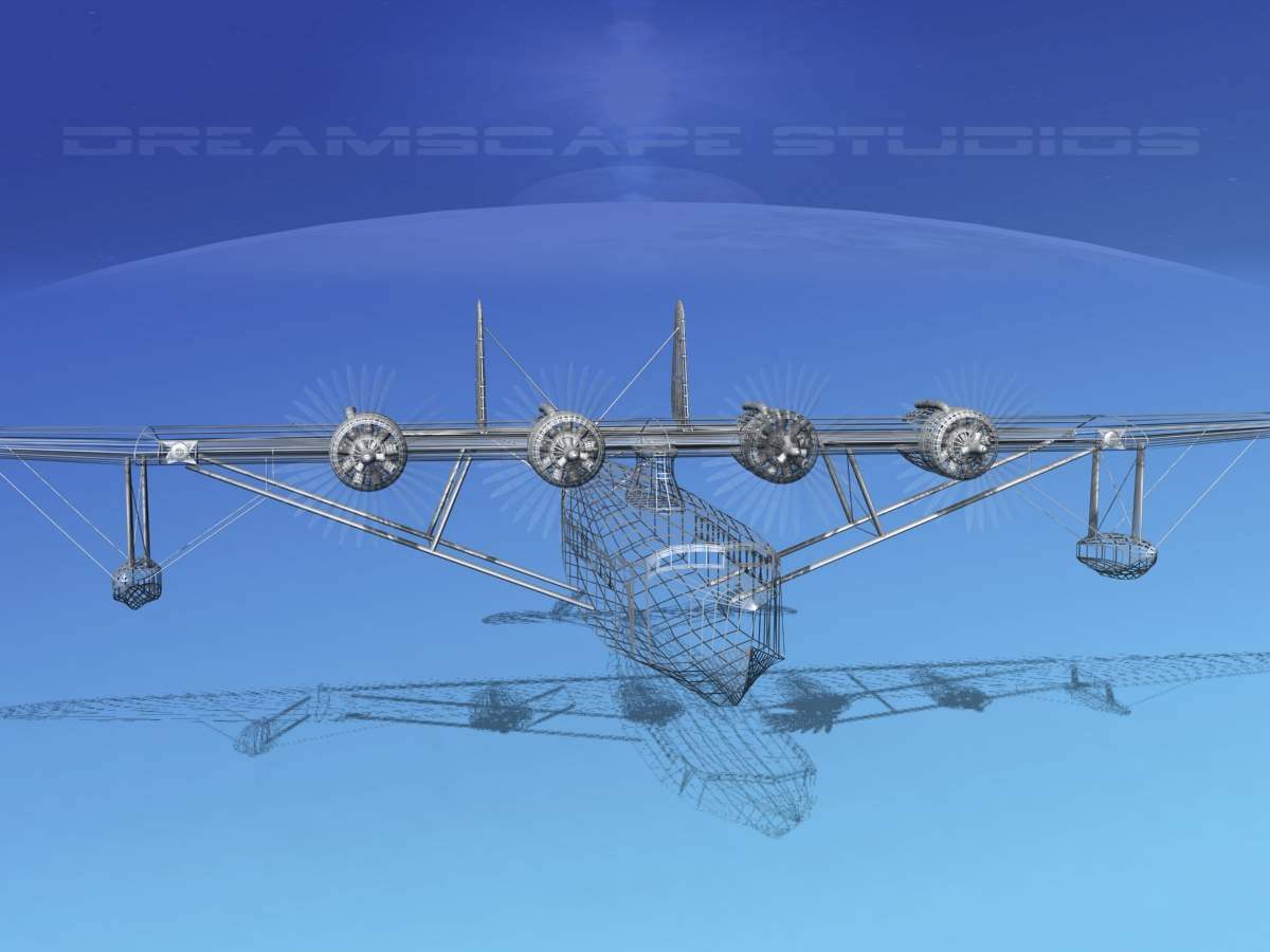 Sikorsky S-42 V00 3D Model by Dreamscape Studios