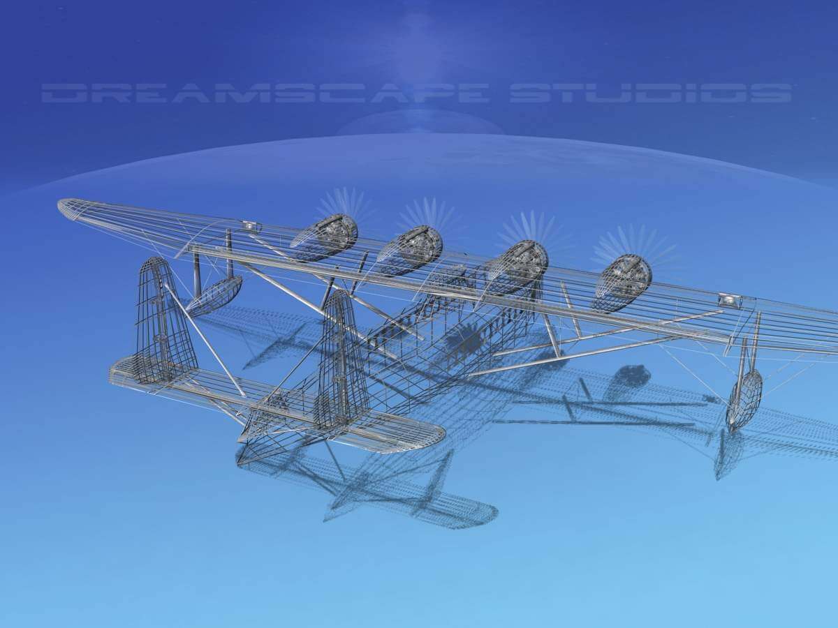 Sikorsky S-42 V00 3D Model by Dreamscape Studios