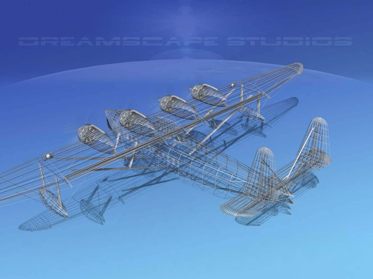Sikorsky S-42 V00 3D Model by Dreamscape Studios