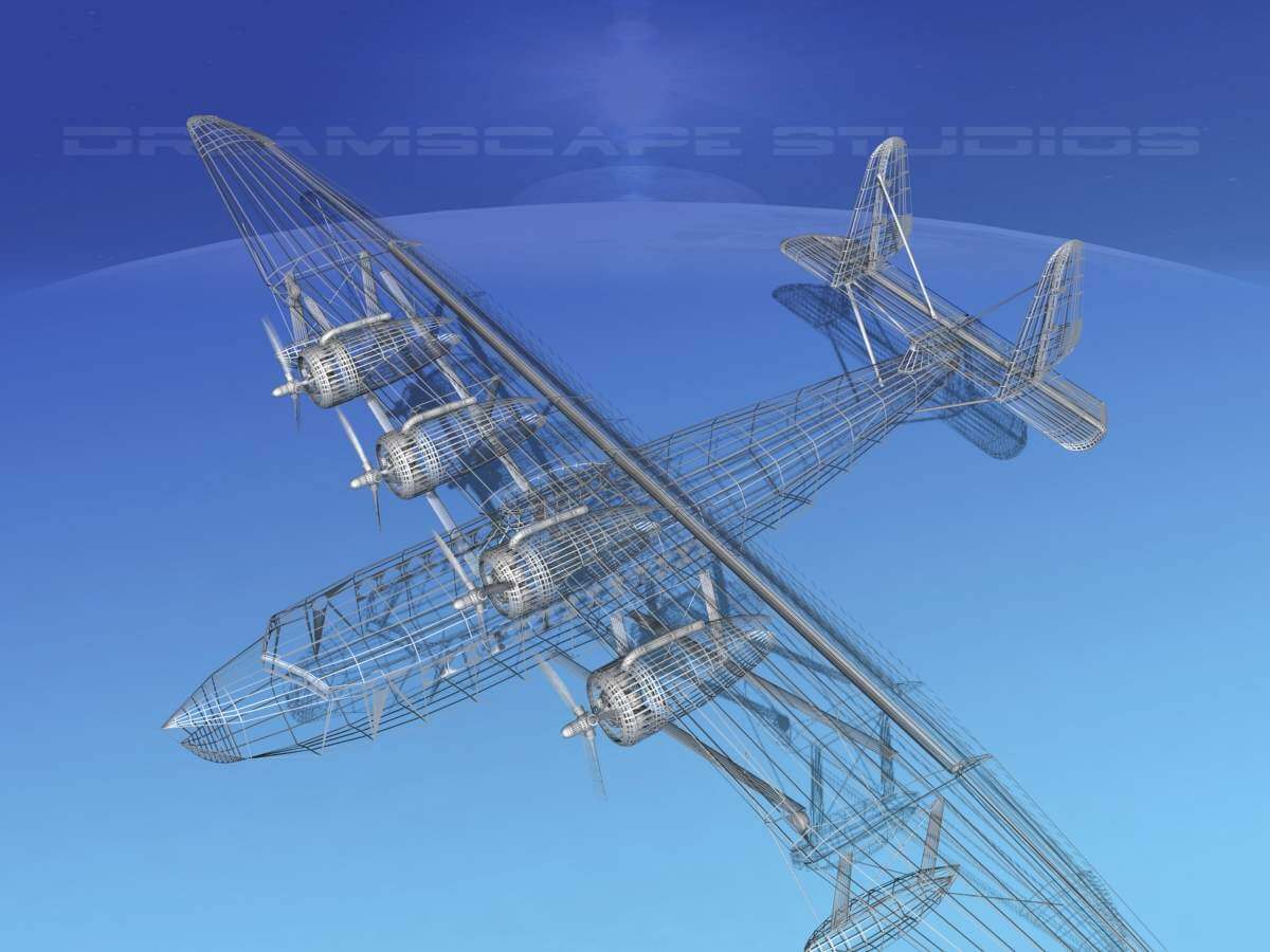 Sikorsky S-42 V00 3D Model by Dreamscape Studios