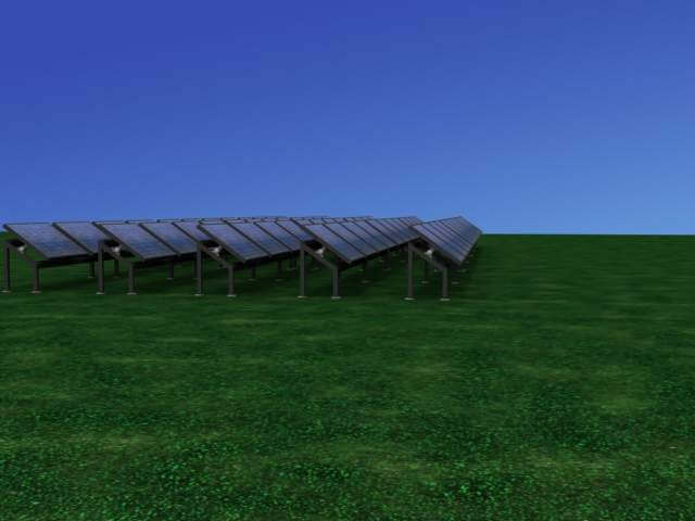 Solar Panel Array - 3D Model by Dreamscape Studios