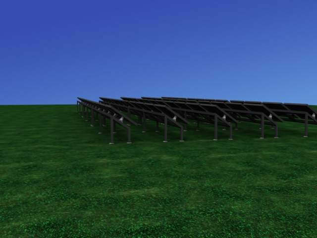 Solar Panel Array - 3D Model by Dreamscape Studios