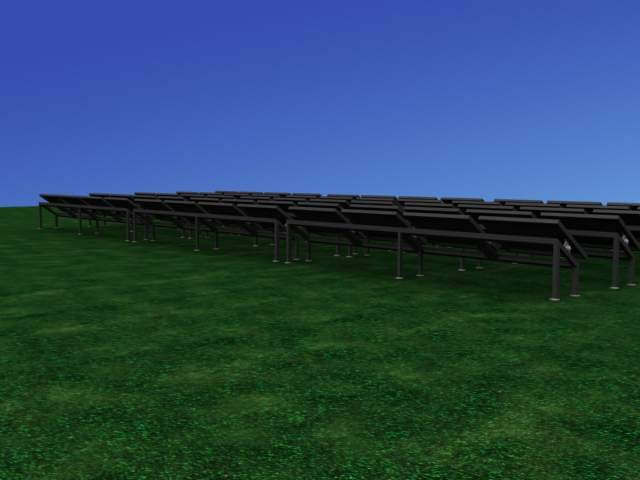 Solar Panel Array - 3D Model by Dreamscape Studios
