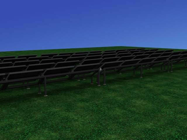 Solar Panel Array - 3D Model by Dreamscape Studios