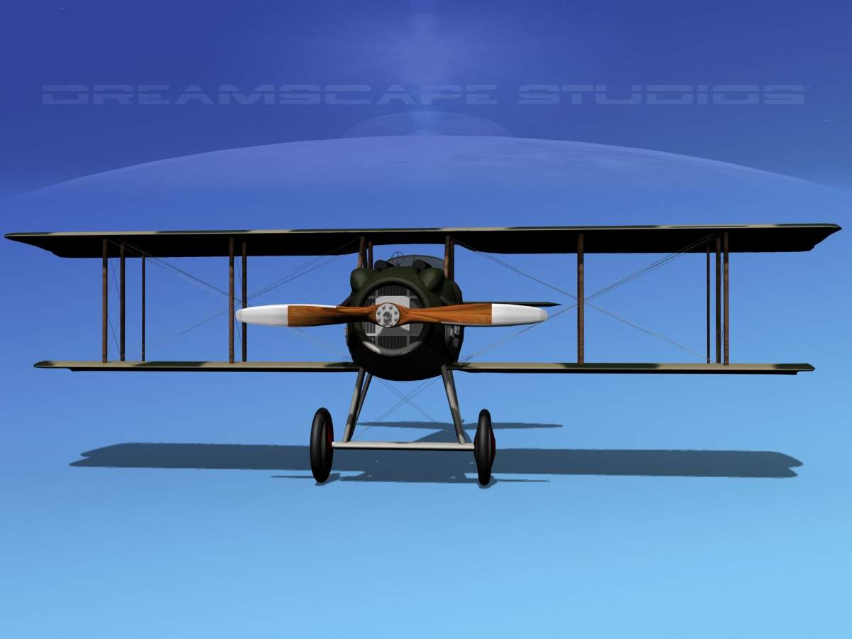 SPAD S-XIII French Escadrille 3D Model by Dreamscape Studios