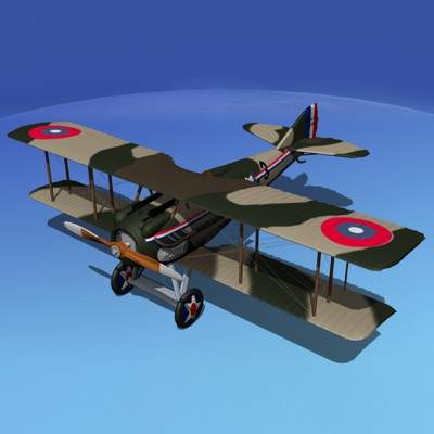 SPAD S-XIII V02 3D Model by Dreamscape Studios