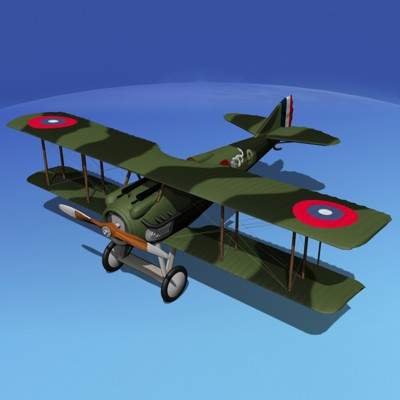 SPAD S-XIII V12 3D Model by Dreamscape Studios