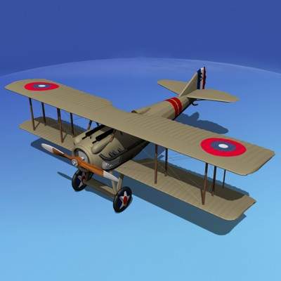 SPAD S-XIII V15 3D Model by Dreamscape Studios