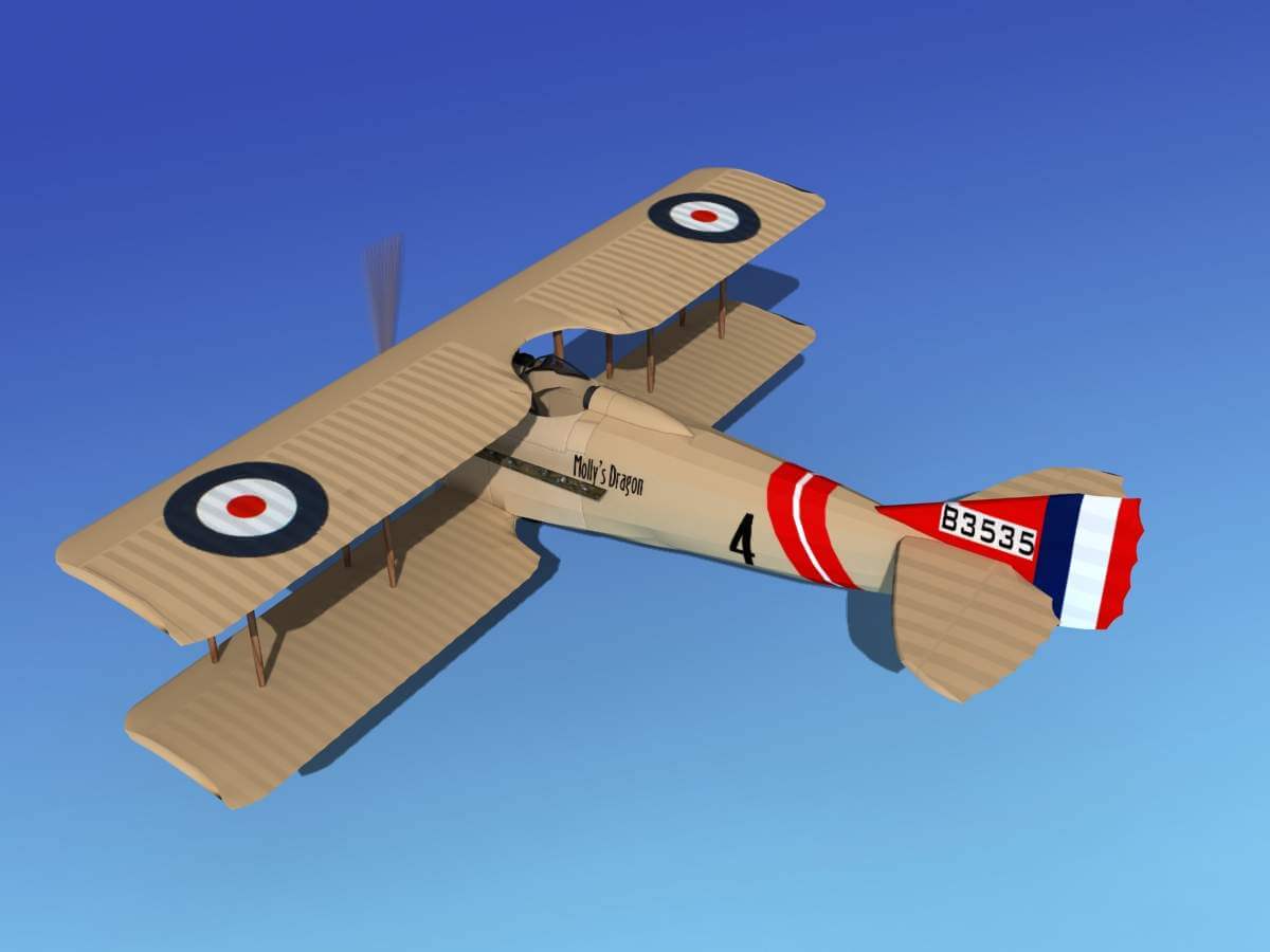 SPAD VII V03 - 3D Model by Dreamscape Studios