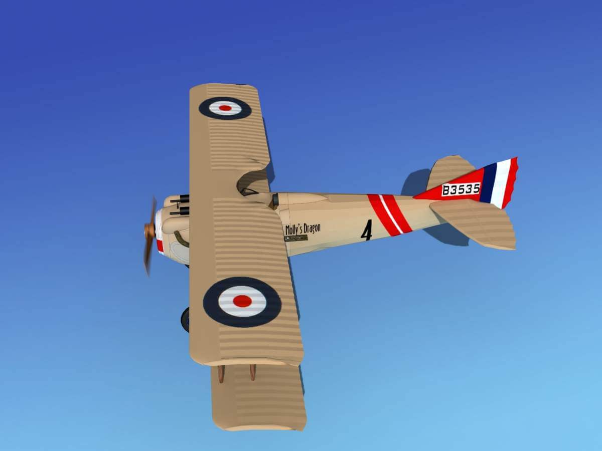 SPAD VII V03 - 3D Model by Dreamscape Studios