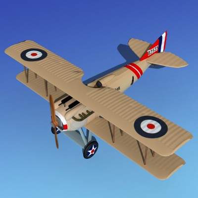 SPAD VII V03 - 3D Model by Dreamscape Studios