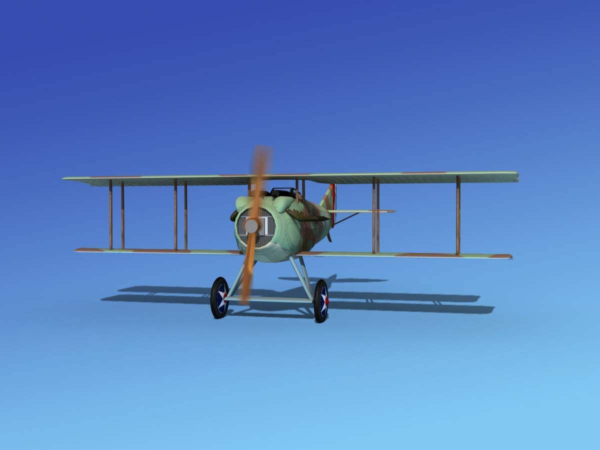 SPAD VII V04 - 3D Model by Dreamscape Studios