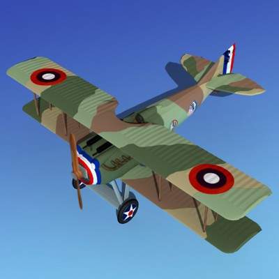 SPAD VII V05 - 3D Model by Dreamscape Studios
